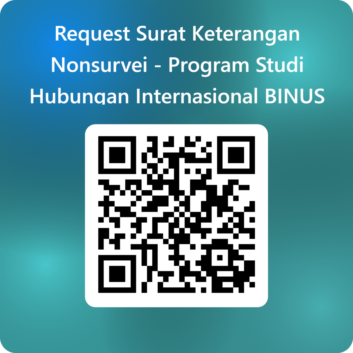 Letters (for Students) - International Relations BINUS University