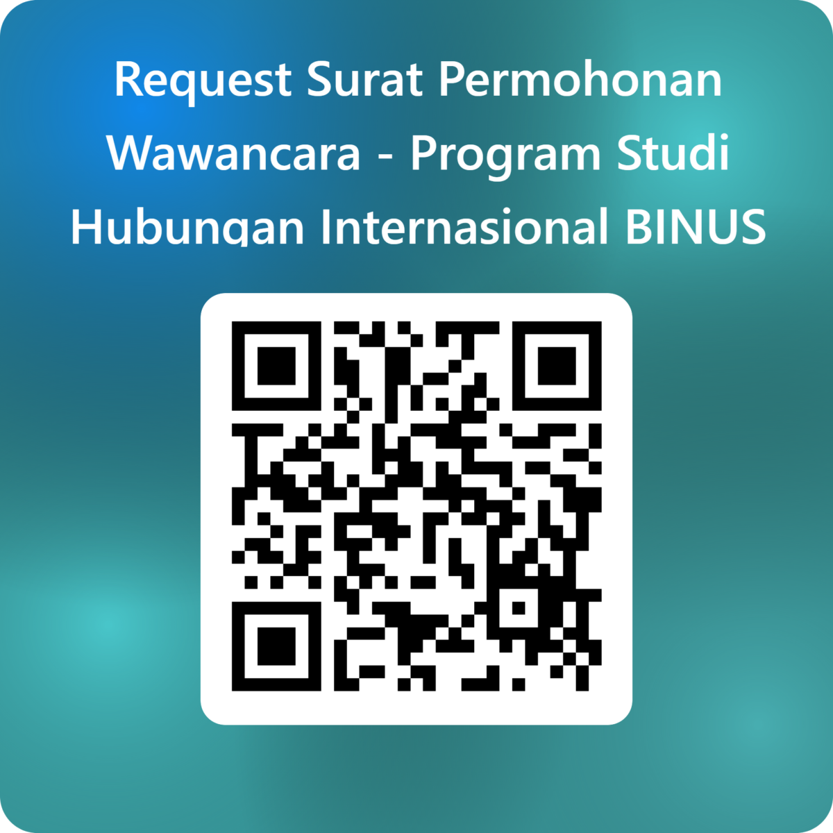 Letters (for Students) - International Relations BINUS University