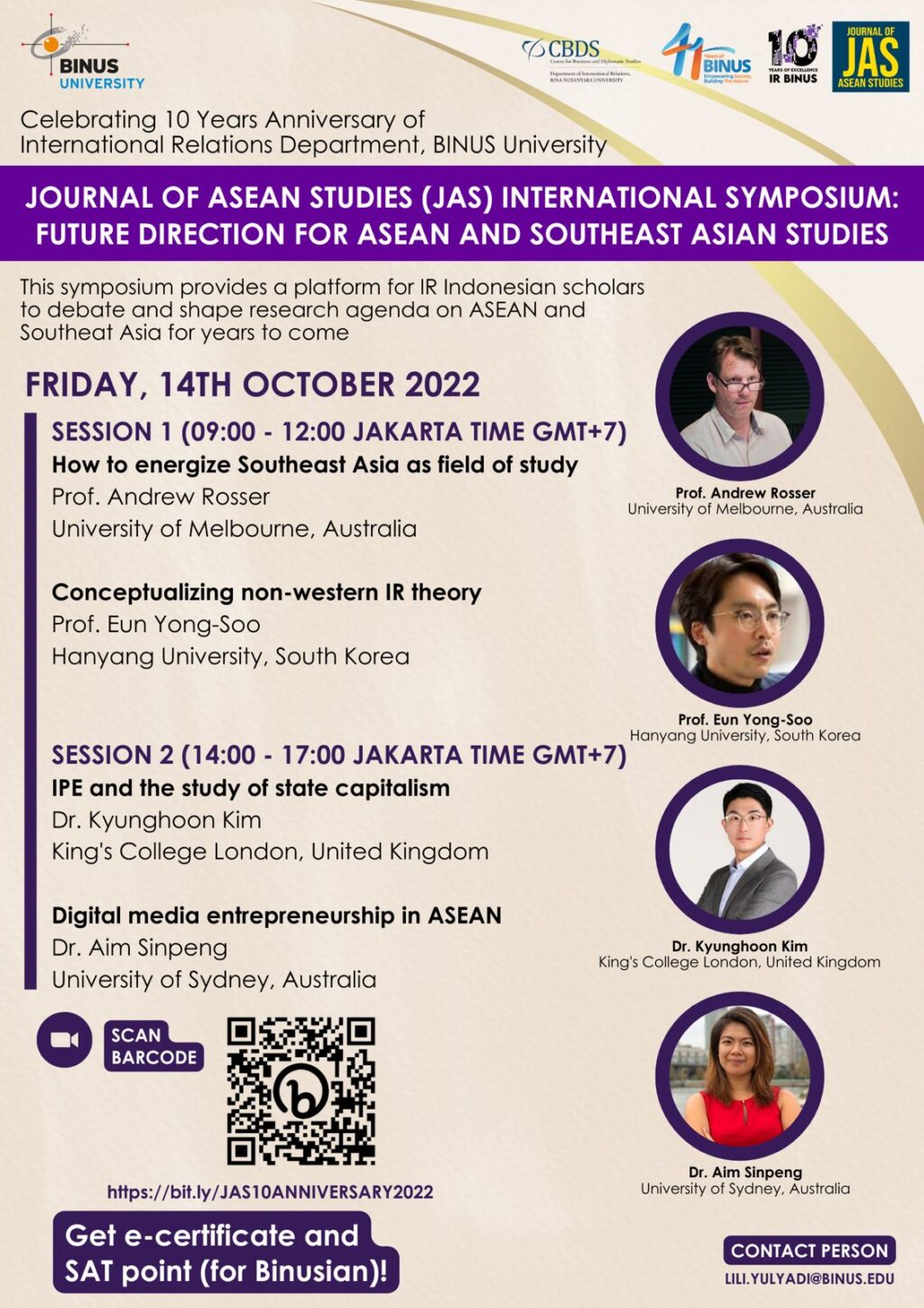 JAS International Symposium 2022 - International Relations BINUS University